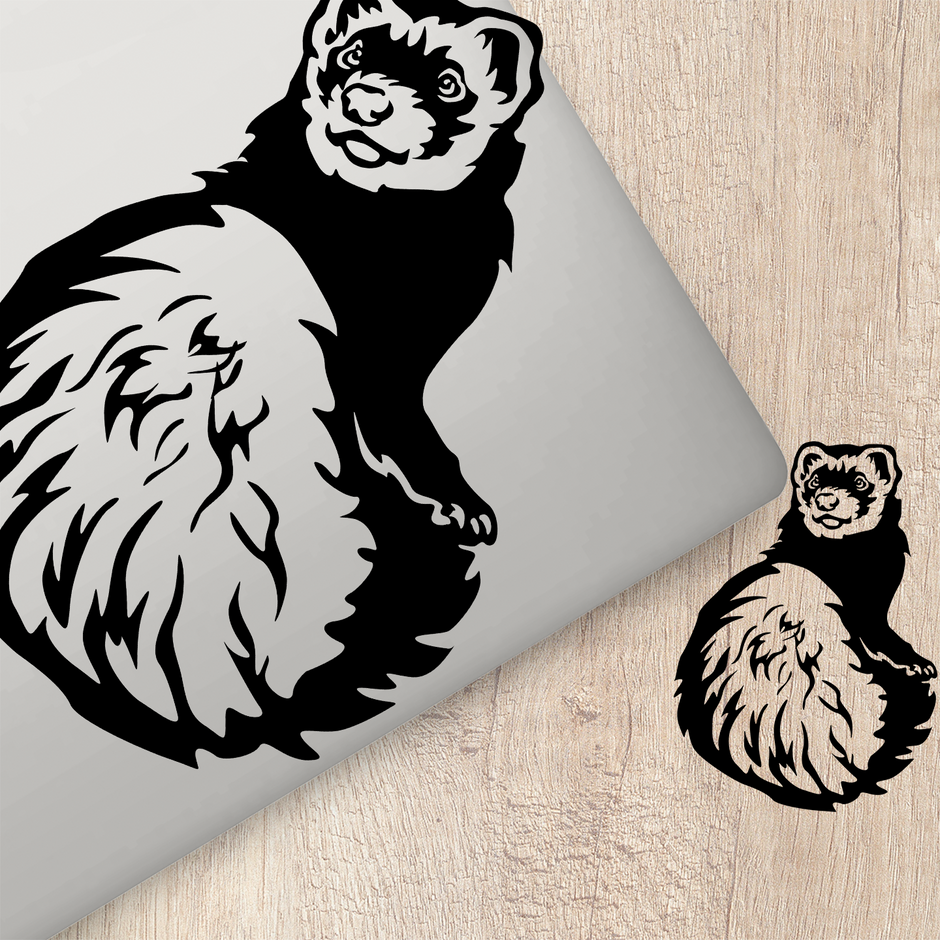 Ferret Stickers | Decals Stickers For Ferret Owners Australia ...